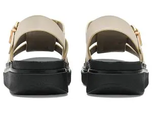 Fitflop Gen-ff Leather Fisherman Wedge Sandals - Beige
