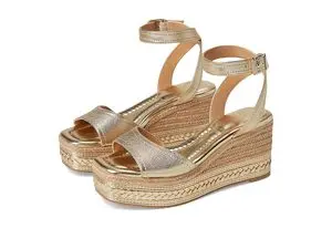 Vince Camuto Lilla Espadrille Wedge Sandals - Gold