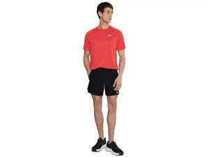 Nike Stride Dri-fit Adv Short Sleeve Running Top - Red