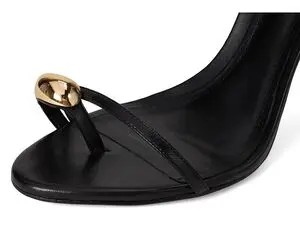 Schutz Maya Strappy Stiletto Sandals With Embellishment - Black