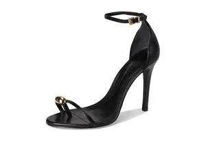 Schutz Maya Strappy Stiletto Sandals With Embellishment - Black