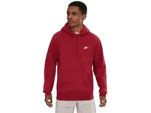 Nike Club Basketball Pullover Hoodie - Red