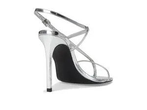 Schutz Azure Stiletto Sandals - Silver
