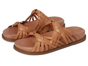 Schutz Strappy Woven Leather Sandals
