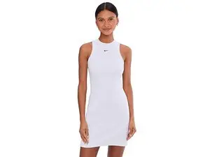 Nike Chill Knit Rib Tank Dress - Gray