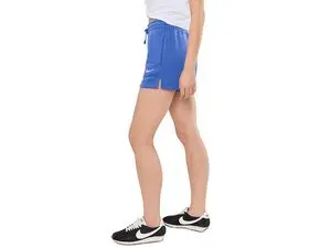 Nike Phoenix Fleece Mid-rise Shorts - Blue