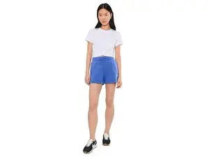Nike Phoenix Fleece Mid-rise Shorts - Blue
