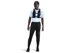 Nike Stride Dri-fit Knit Running Pants Workout /reflective Silver