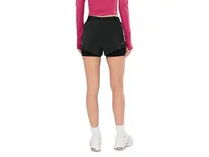 Nike Swift Dri-fit Mid-rise 2-in-1 Running Shorts - Black