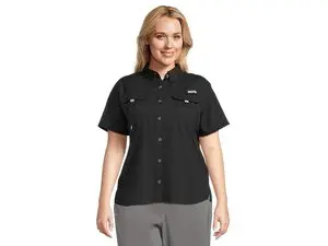 Columbia Bahama Ii Short Sleeve Shirt - Black