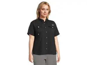 Columbia Bahama Ii Short Sleeve Shirt - Black