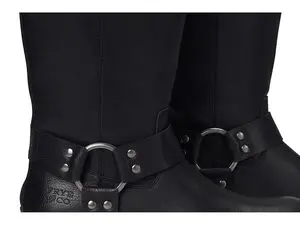 FRYE AND CO. Kellie Harness Wide Calf Boots - Black