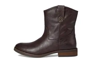 FRYE AND CO. Kellie Button Ankle Boots - Brown