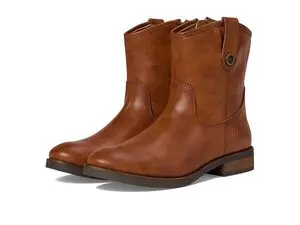 Women's Tan Leather Ankle Boots