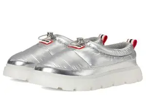 Hunter Hunter Padded Madi Slip-On Mules With Adjustable Fastening Silverfalse