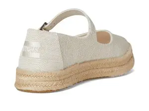 Toms Carolina Mary Jane Espadrille Flats - Gray