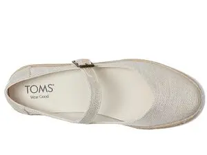 Toms Carolina Mary Jane Espadrille Flats - Gray
