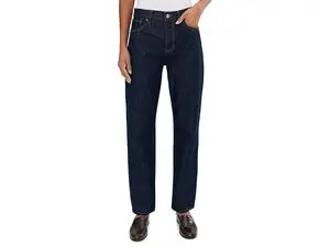 Madewell Longline Straight Leg Jeans - Navy