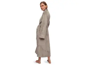 Eberjey Renewplush Long Robe Pajama Ivory - Brown