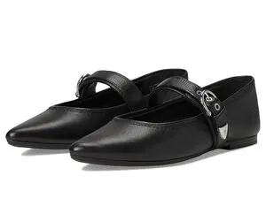 THE FRYE COMPANY Heather Buckle Mary Jane Flats - Black