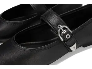 THE FRYE COMPANY Heather Buckle Mary Jane Flats - Black