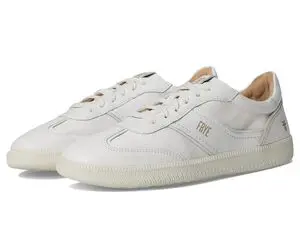 THE FRYE COMPANY Milly Low Lace Leather Sneakers - White