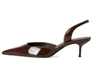 Schutz Paola Mid Slingback Stiletto Heel - Brown