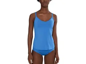 Nike Essential V-neck Tankini Swimwear - Blue