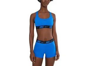 Nike Logo Tape Racerback Bikini Top - Blue