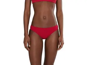 Nike Shoreline Pucker Hipster Bikini Bottom - Red