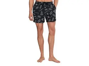Nike Breaker Print 5 Brief Lined Volley Swimwear - Black