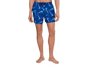 Nike Breaker Print 5 Brief Lined Volley Swimwear - Navy