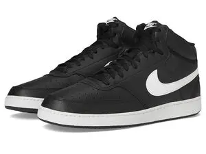 Nike Court Vision Mid Next Nature High Top Sneakers - Black