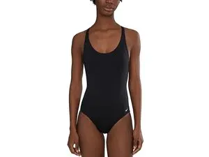 Nike Scoop Neck One-piece Swimsuit - Black