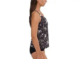 Nike Expressive Brushstrokes V-neck Tankini Swimwear