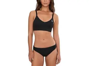 Nike Line Wave Jacquard Hipster Bikini Bottom - Black