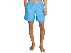 Nike Breaker Tossed Swoosh 7" Lined Volley Swimwear - Blue