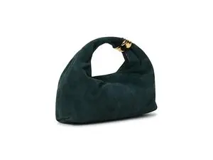 Madewell Suede Hand Held Ring Pouch Shoulder Handbag - Blue