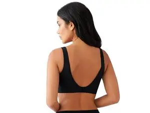 Wacoal Feeling Flexible Seamless Full Busted Bralette Bra - Black