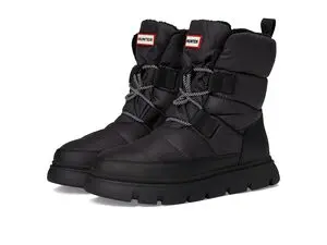 Hunter Moon Boots Waterproof Lace-up Boots - Black