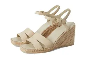 Vince Vince Gwen Suede Espadrille Wedge Sandals Beige