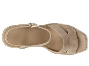 Vince Gwen Suede Espadrille Wedge Sandals