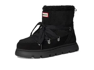 Hunter Moriah Faux Fur Suede Mid-calf Boots