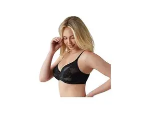 Wacoal Full Bloom Full Coverage Underwire Bra 855409 Bra Belgian Block - Black