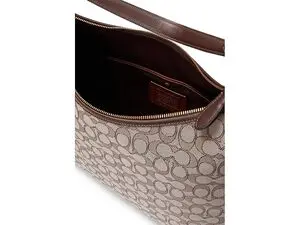 COACH Signature Jacquard Shoulder Bag - Brown