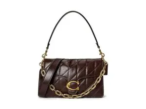 COACH COACH Quilted Chain Tabby Shoulder Bag Maple