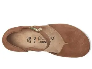 BIRKENSTOCK Mary Wedge Sandal Suede - Brown