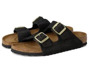BIRKENSTOCK Arizona Metallic Sandals - Black