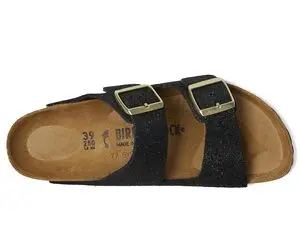 BIRKENSTOCK Arizona Metallic Sandals - Black
