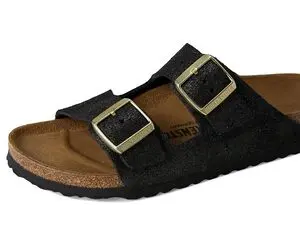 BIRKENSTOCK Arizona Metallic Sandals - Black